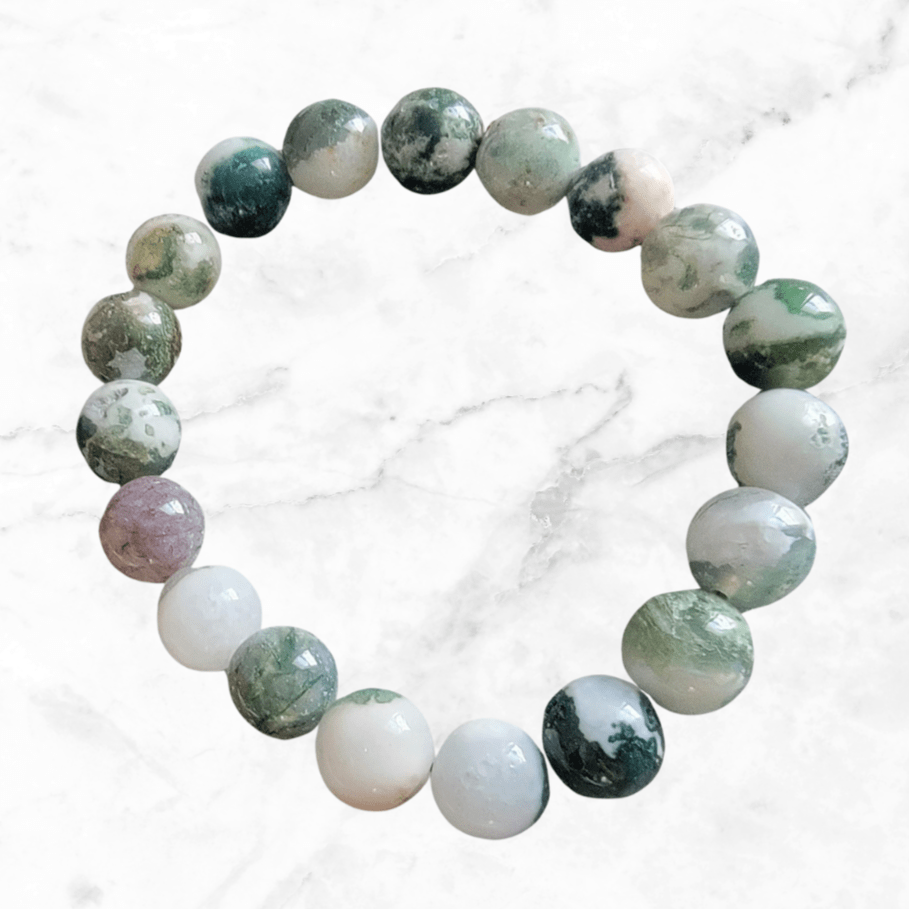 Tree Moss Agate Bracelet – The Lavish Essentials